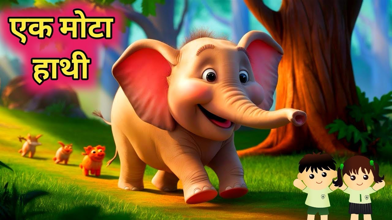 Ek Mota Hathi | Rhymes for kids now in Hindi | - YouTube
