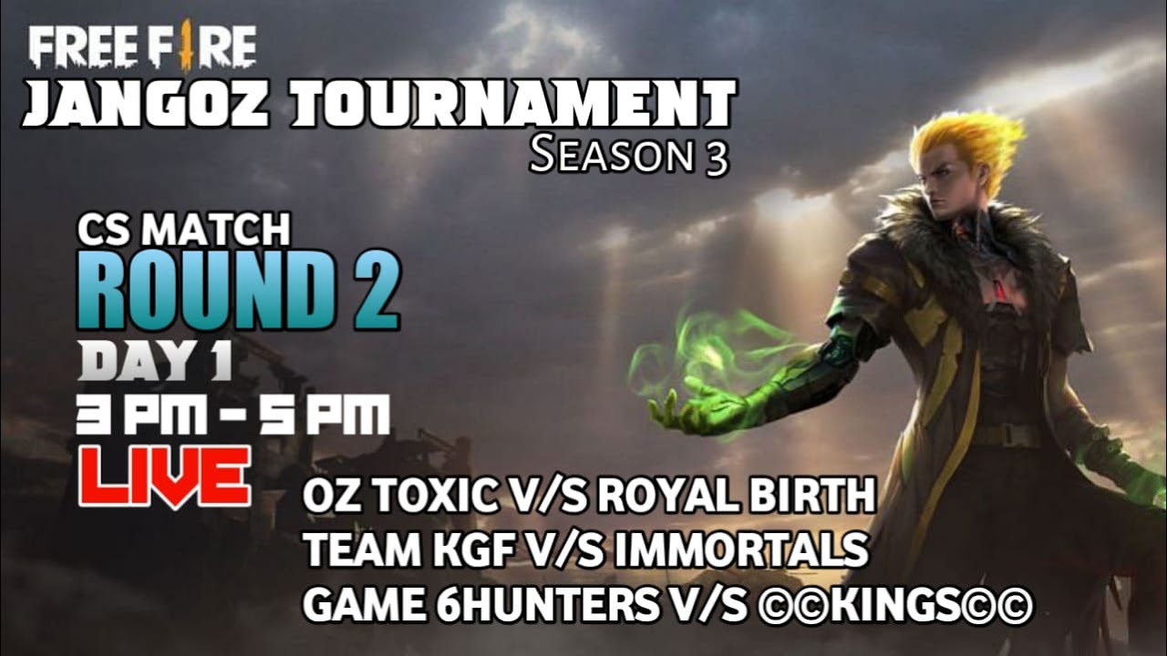 Jangoz Tournament Round 2, Day 1. Garena Free Fire : 👍 stream | - YouTube
