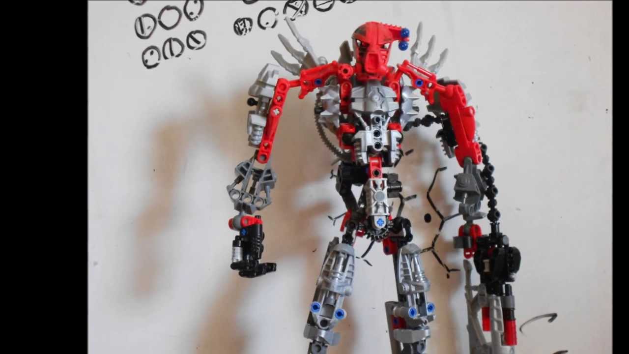 Bionicle MOC . silver Maxilos - YouTube