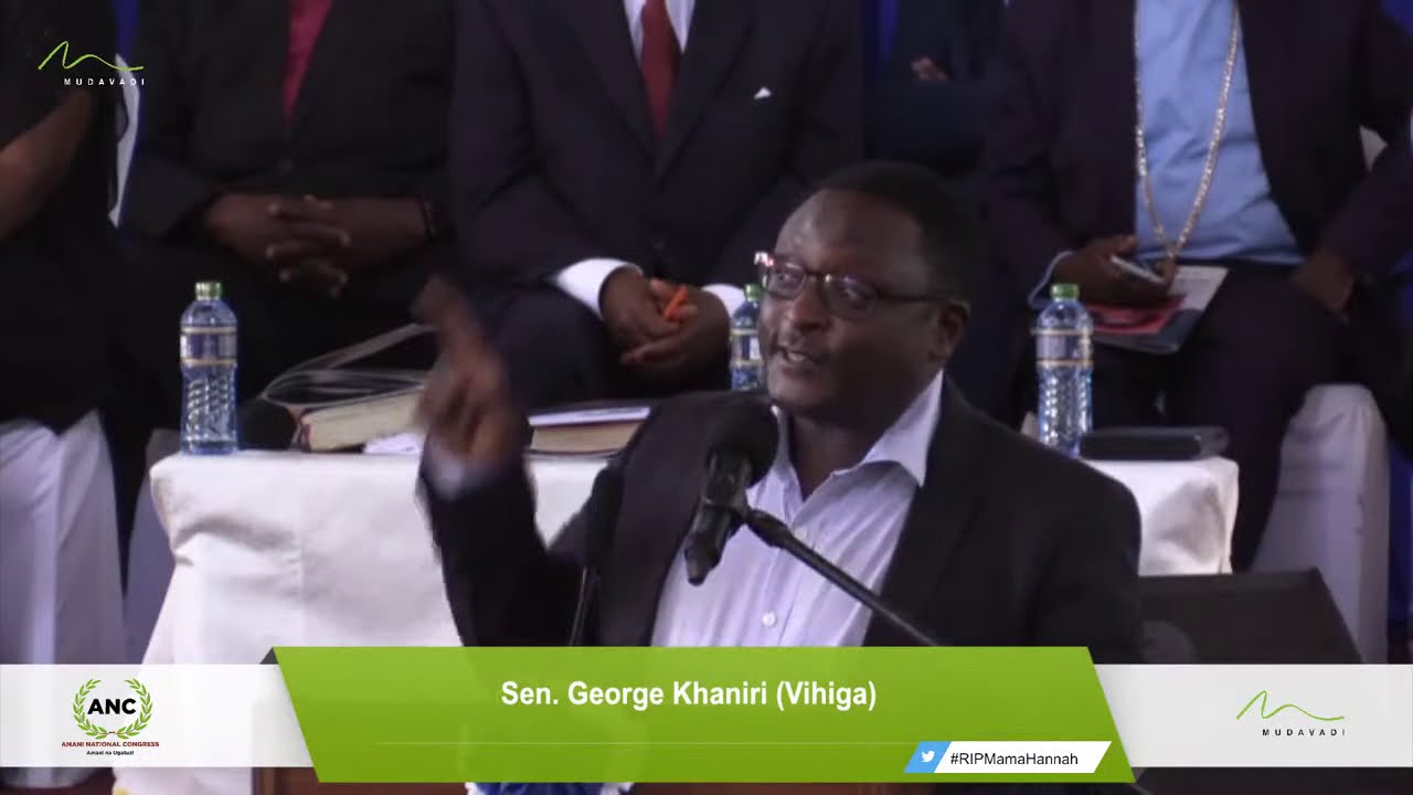 SENATOR GEORGE KHANIRI MOURNS MUSALIA MUDAVADI'S MOTHER!! - YouTube