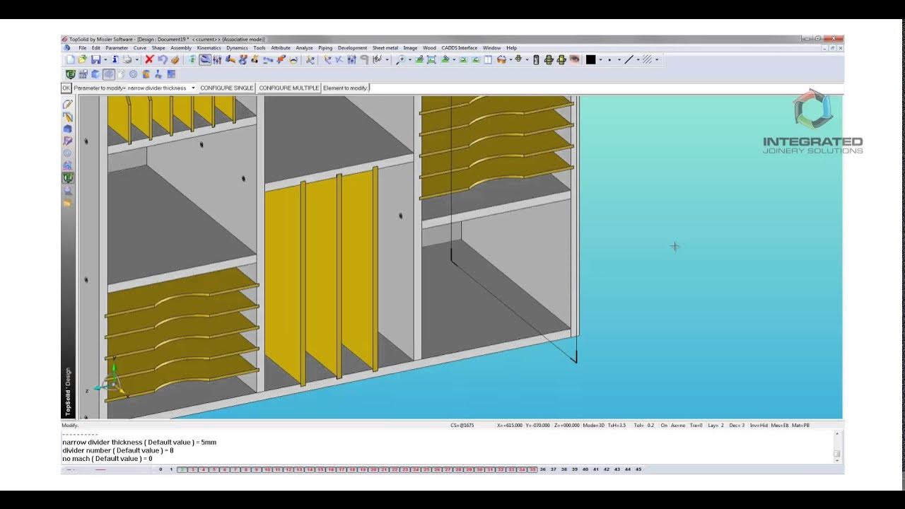 TopSolid'Wood; SMART Library Functionality - YouTube