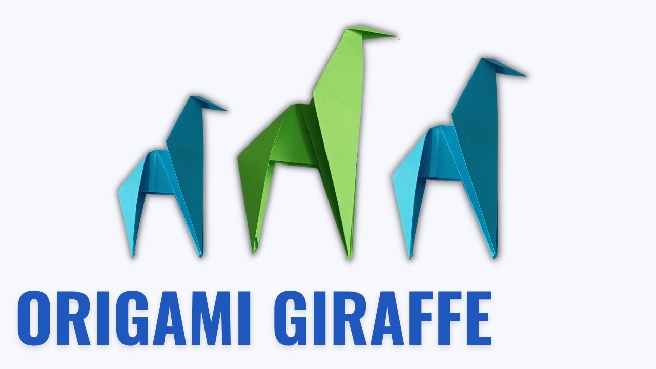 How to Make a Paper Origami Giraffe - DIY Paper Origami Giraffe ...