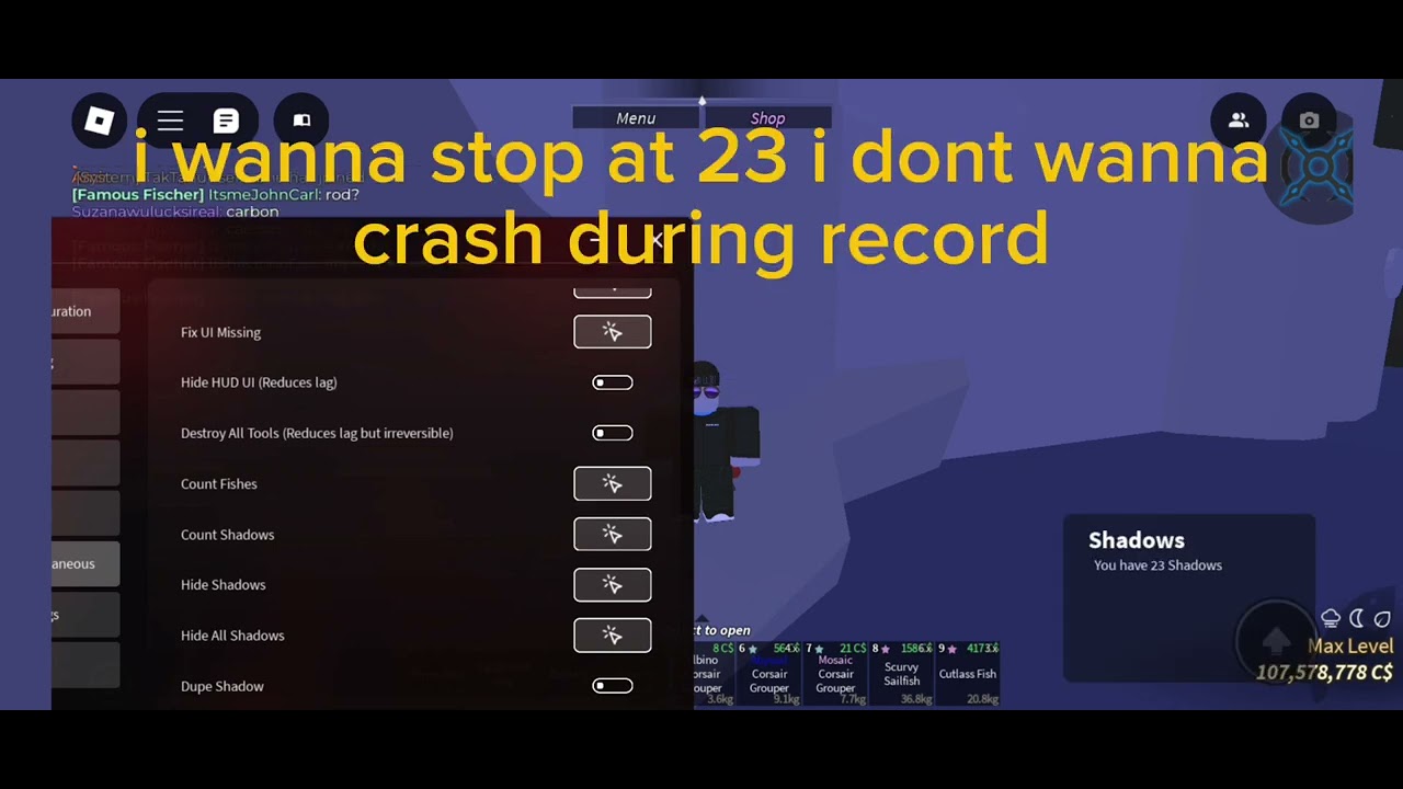 *BEST* Roblox Fisch Dupe Script | DUPE SHADOW | DUPE FISH | ANTI BAN ...