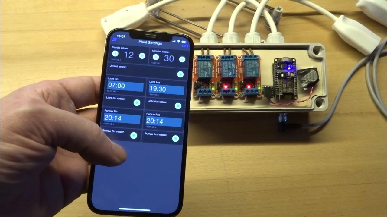 Universelle Steuerung für Gewächshaus mit Arduino, ESP8266, MQTT und App - YouTube