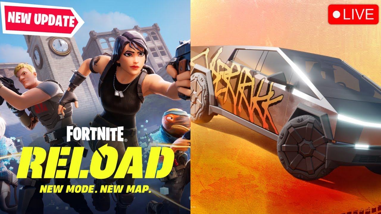 🔴LIVE: Happy Friday Fortnite (New Updates, Skins + CYBERTRUCK) - YouTube