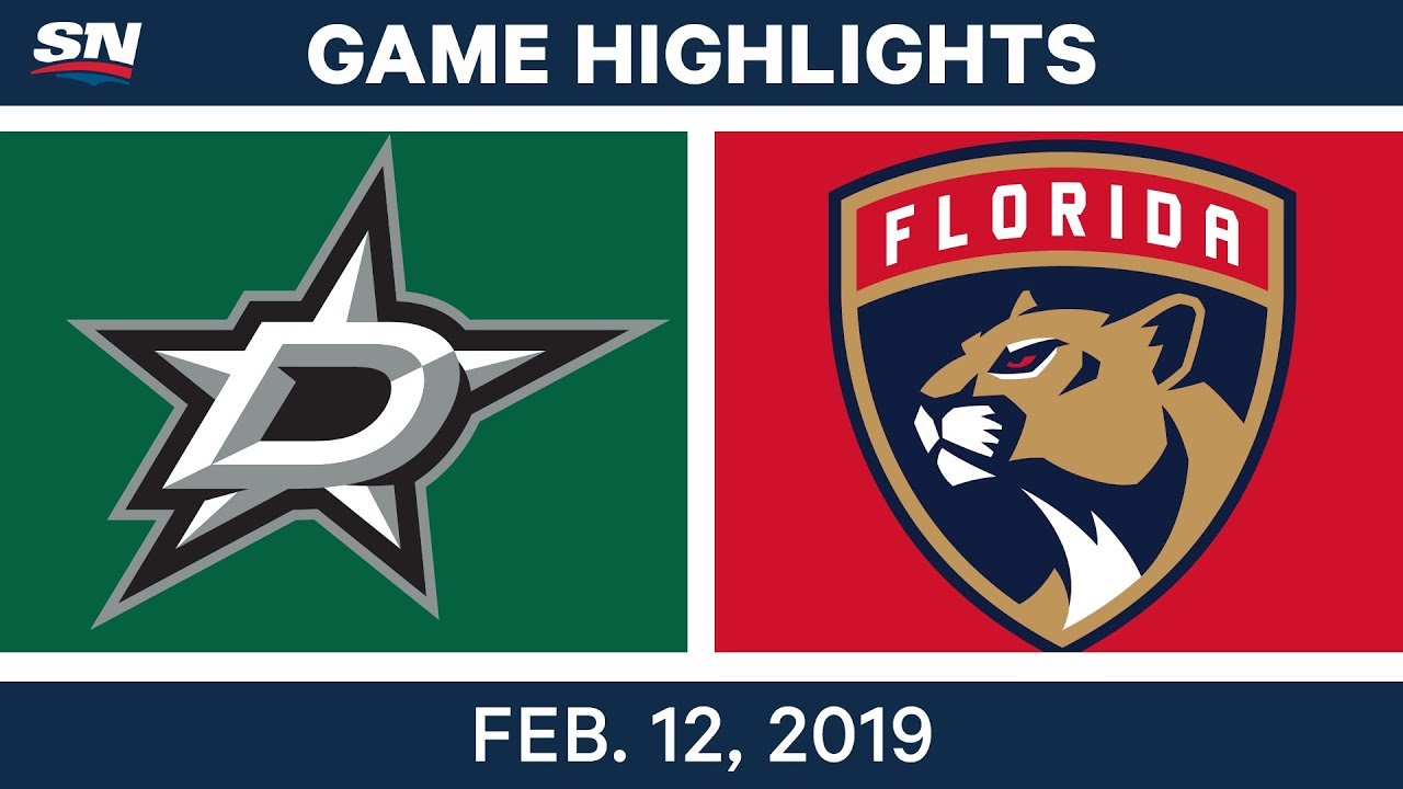 NHL Highlights | Stars vs. Panthers - Feb 12, 2019 - YouTube