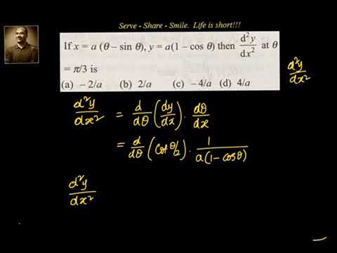 IIT JEE Sample Question: Parametric Differentiation - YouTube