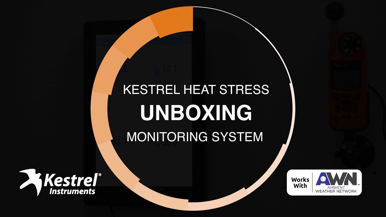 Kestrel Heat Stress Monitoring System: Overview and Unboxing - YouTube