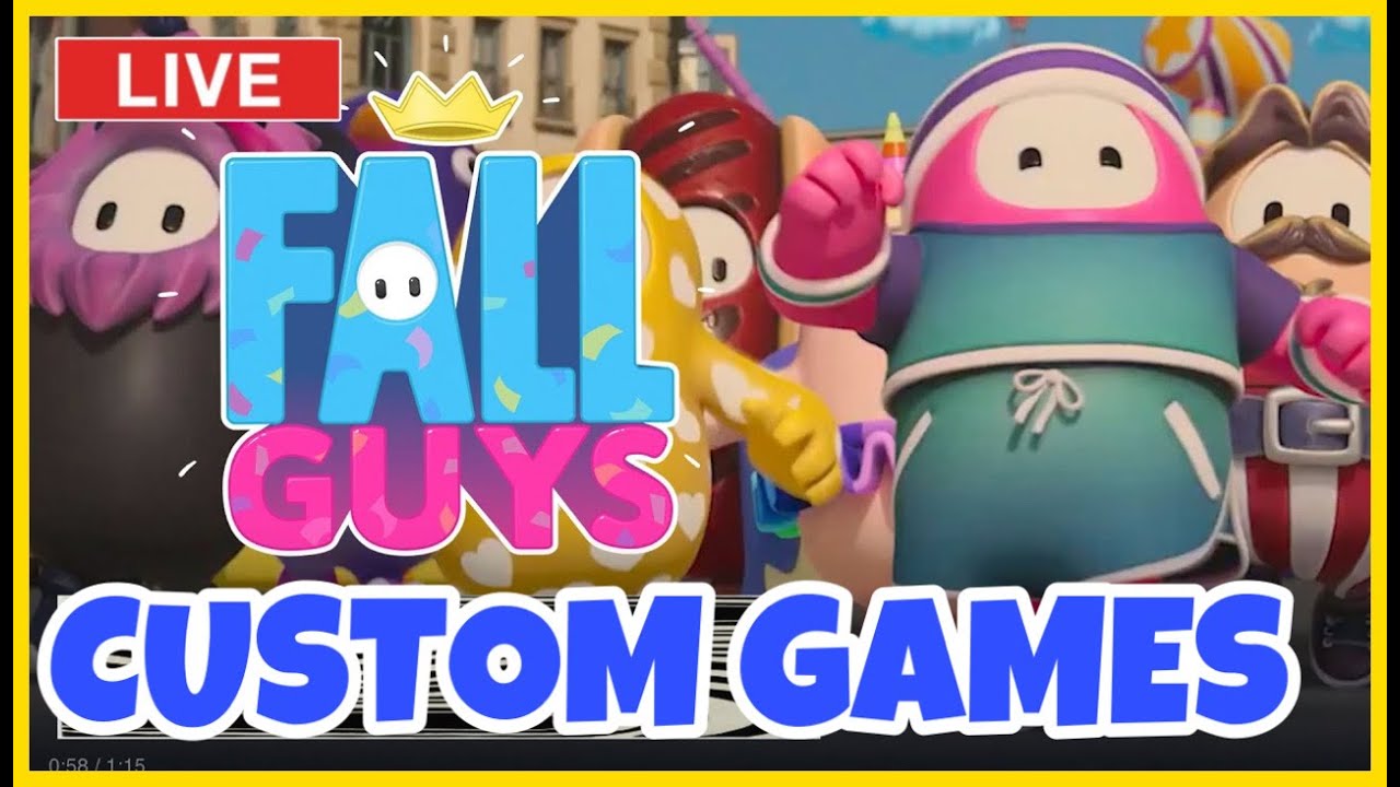 FALL GUYS CUSTOM GAMES LIVE | GETTING FREE IN 5 DAYS | SLIMB CLIMB TIME ...