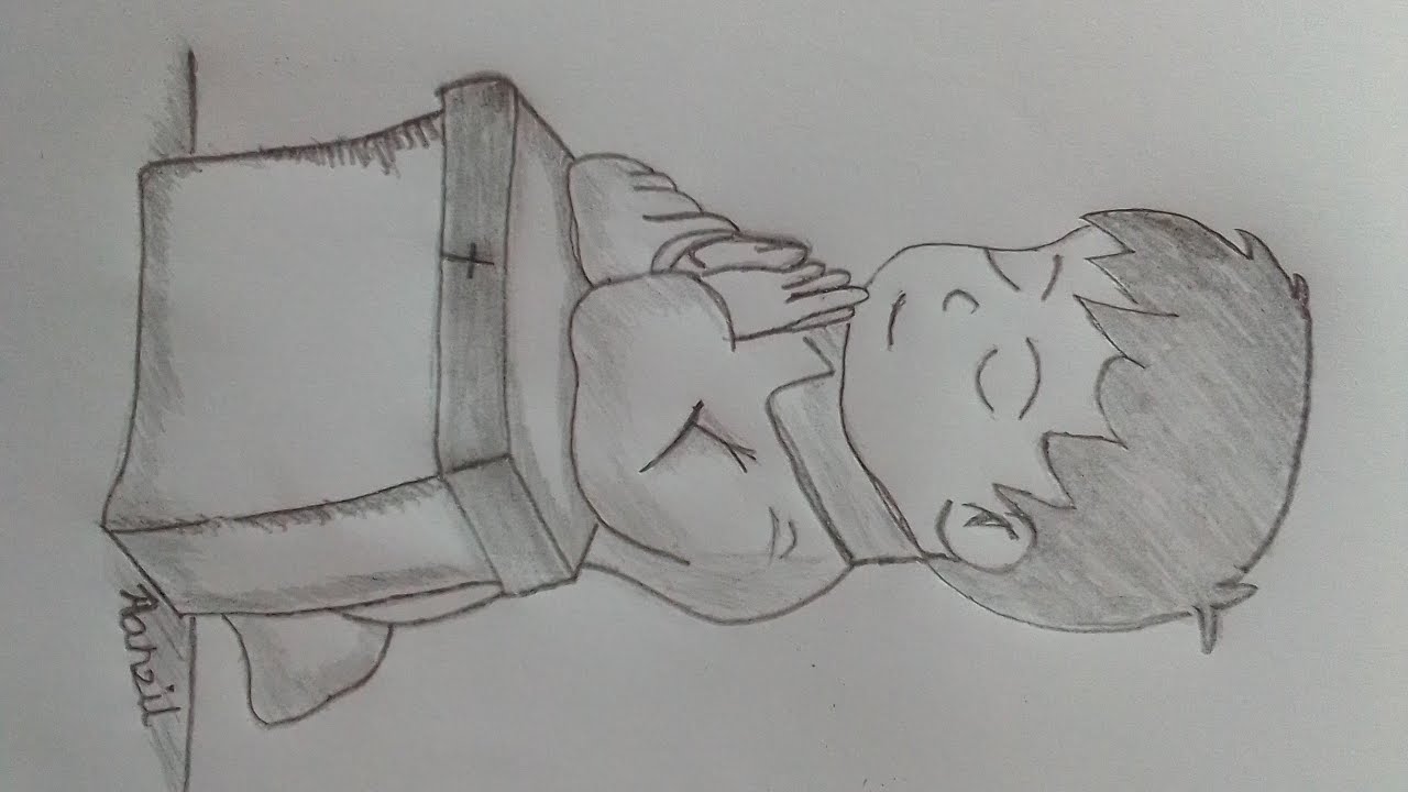 How to draw a cute little boy praying to God pitcher || kid+praying ...