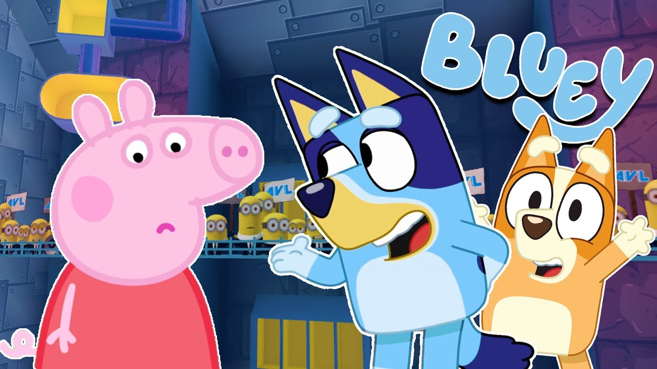 BLUEY GANA a PEPPAPIG en el MUNDO de los MINIONS | Las Aventuras de ...