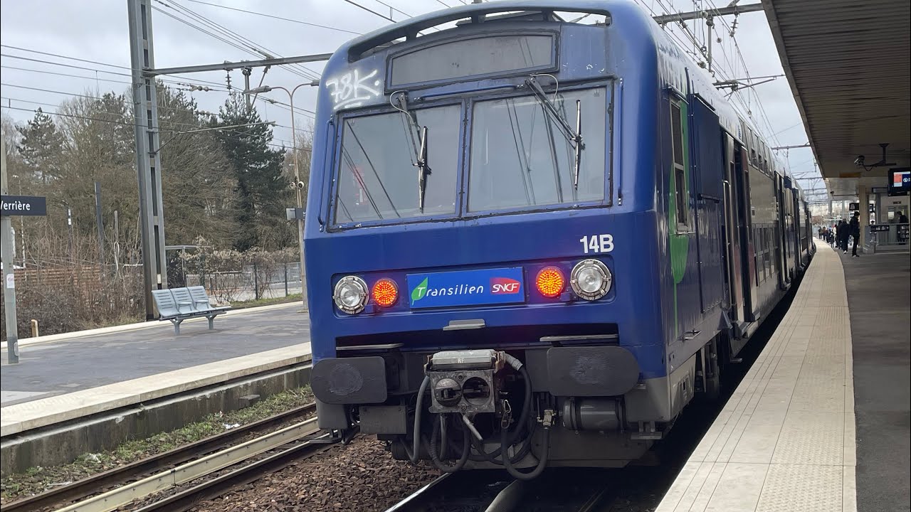 [Transilien U] Trajet en Z8800 Transilien entre la Verrière et La ...