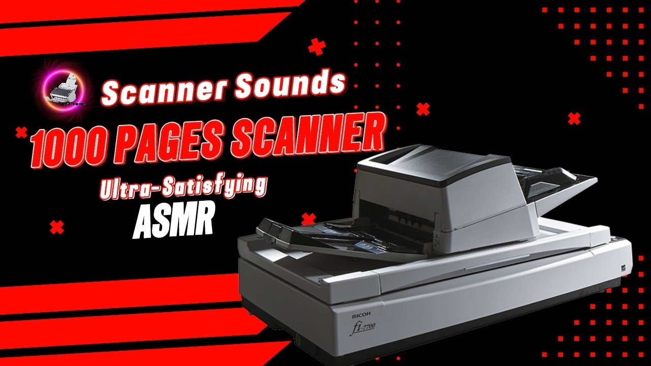 High-End Scanner Scanning 1000 Pages | ASMR for Tech Lovers 📄 - YouTube