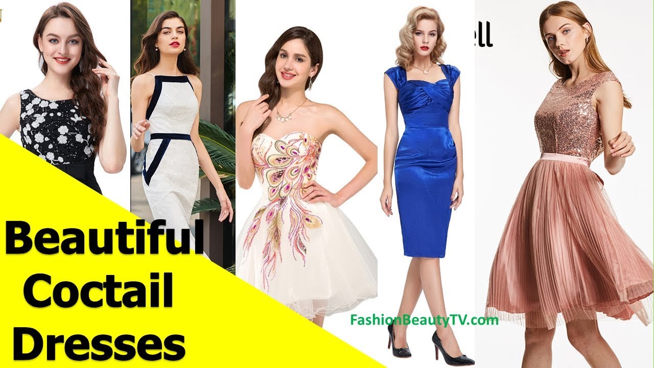 50 Beautiful Cocktail Dresses For Women S4 - YouTube