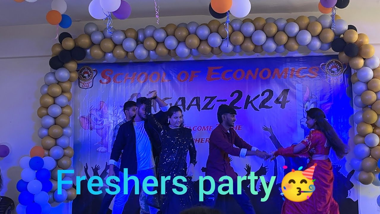ఆంధ్ర యూనివర్సిటీలో ఎకనామిక్స్ డిపార్ట్మెంట్ freshers party🥳🥳🥳 రచ్చ ...