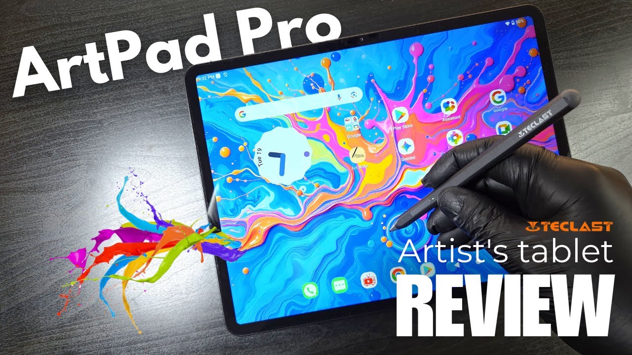 TECLAST ArtPad Pro Review | Best Budget Drawing Tablet with Stylus in ...