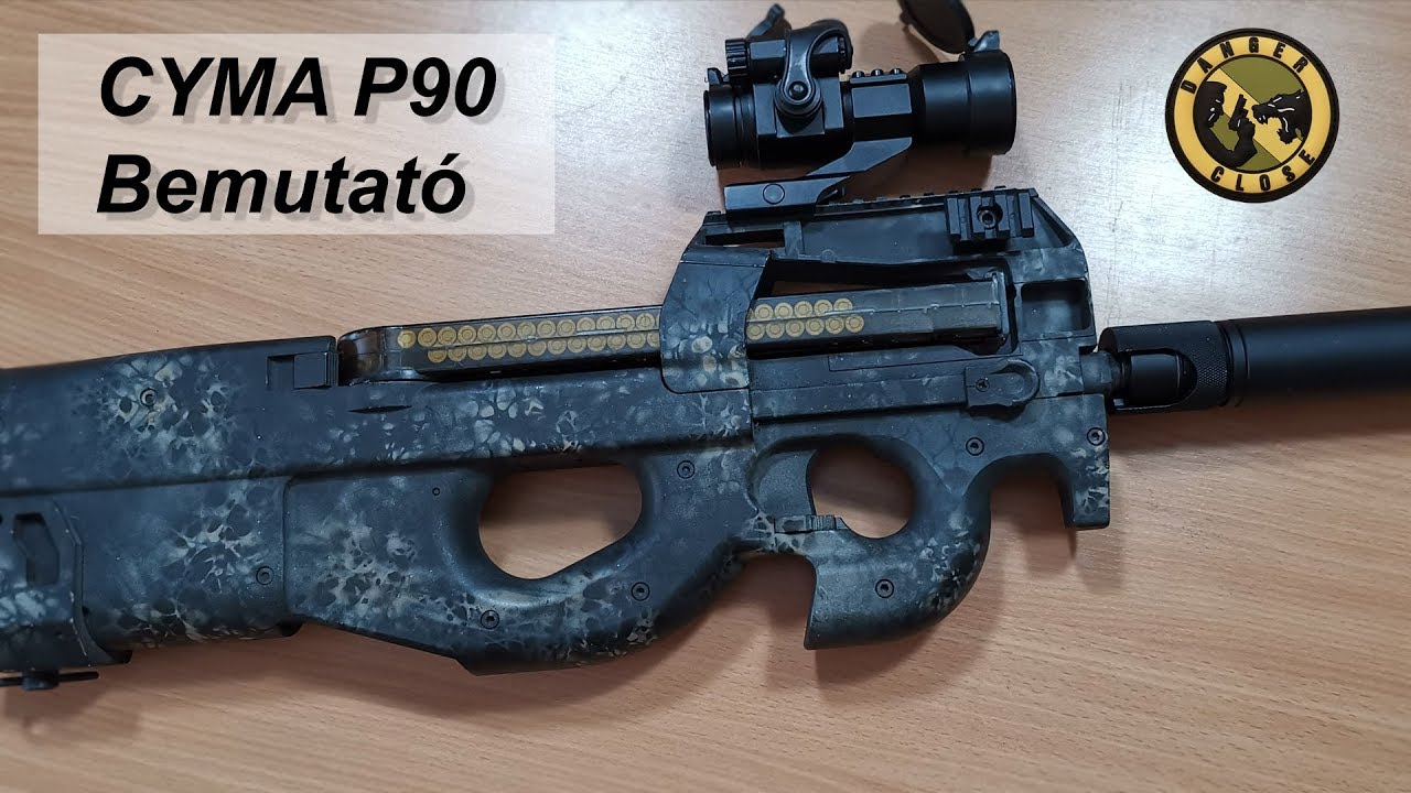 Airsoft bemutató Cyma P90 - YouTube
