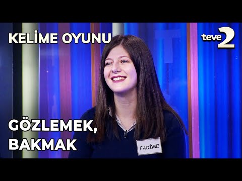 Kelime Oyunu: Gözlemek, Bakmak