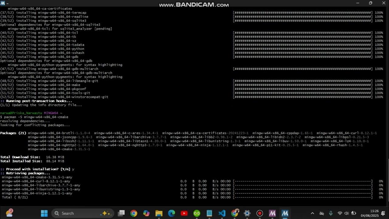 Demonstrasi Langkah-Langkah dalam Menginstall OpenGL Menggunakan Bahasa Pemograman C++ VSCode ...