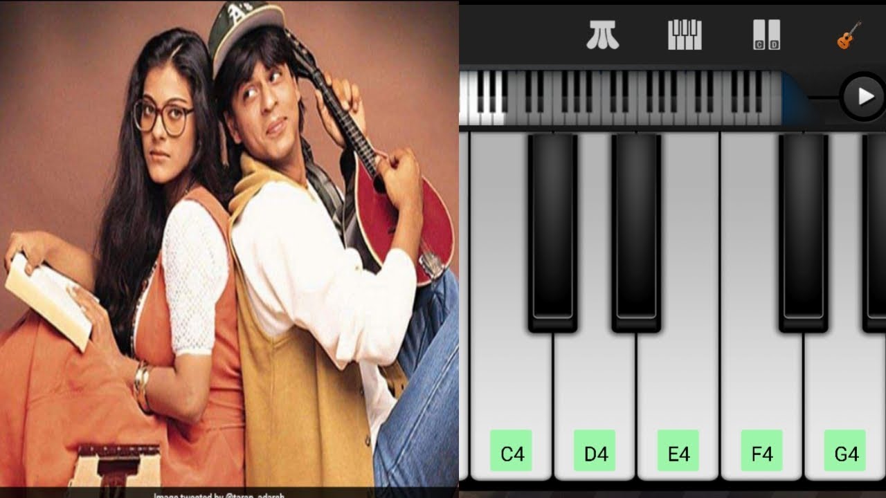 DDLJ( dilwale dulanhiya le jayenge )main theme on perfect piano. - YouTube