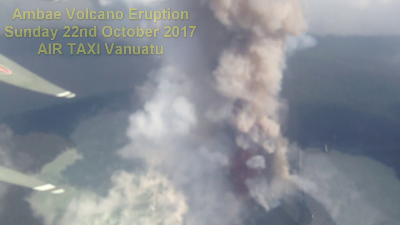 Ambae Volcano Eruption - YouTube