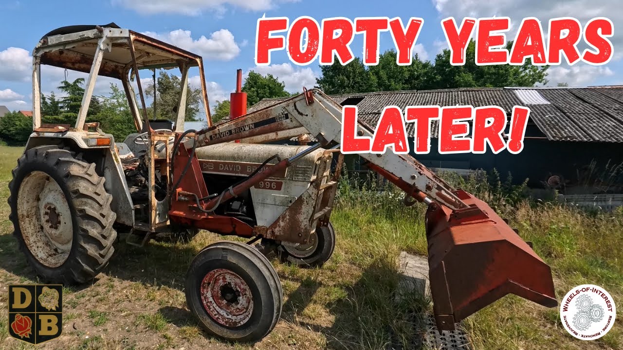 David Brown 996 Classic Tractor; Forty Years Later............. - YouTube