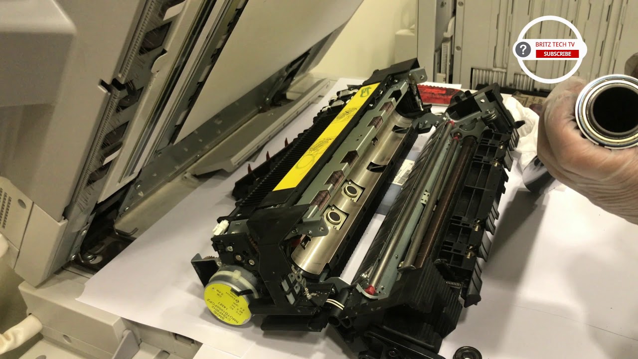 FUSER KIT and DEVELOPER REPLACEMENT SHARP MX-M620U /MAINTENANCE TIME ...
