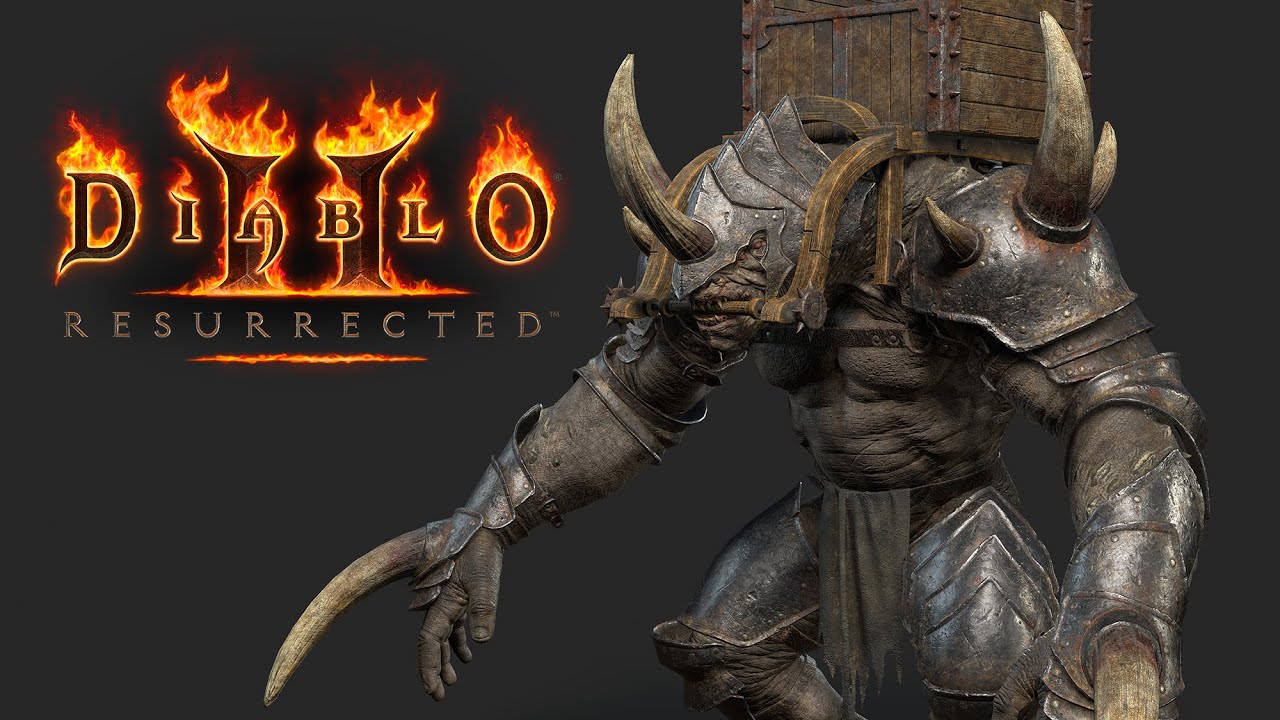 Siege Beast 3d model Turntable - Diablo ® II: Resurrected - YouTube