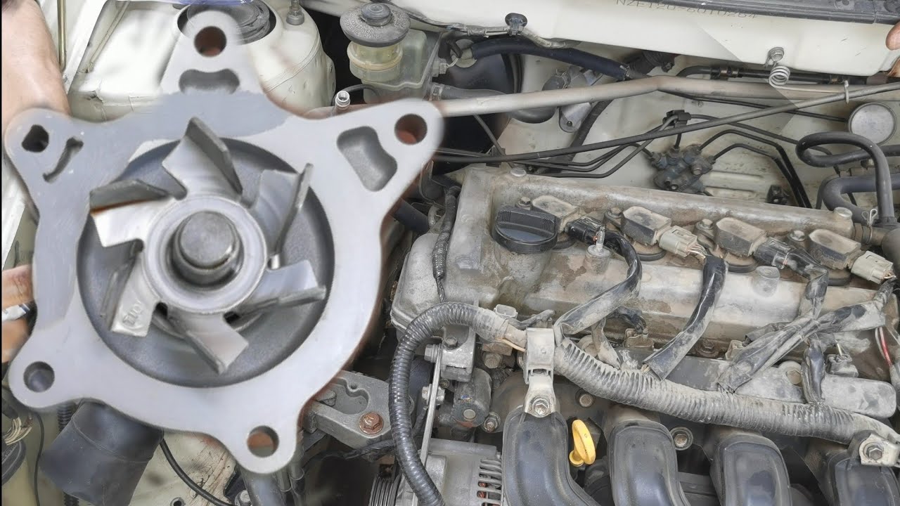 2nz engine water body new install - Toyota xli engine water body change ...