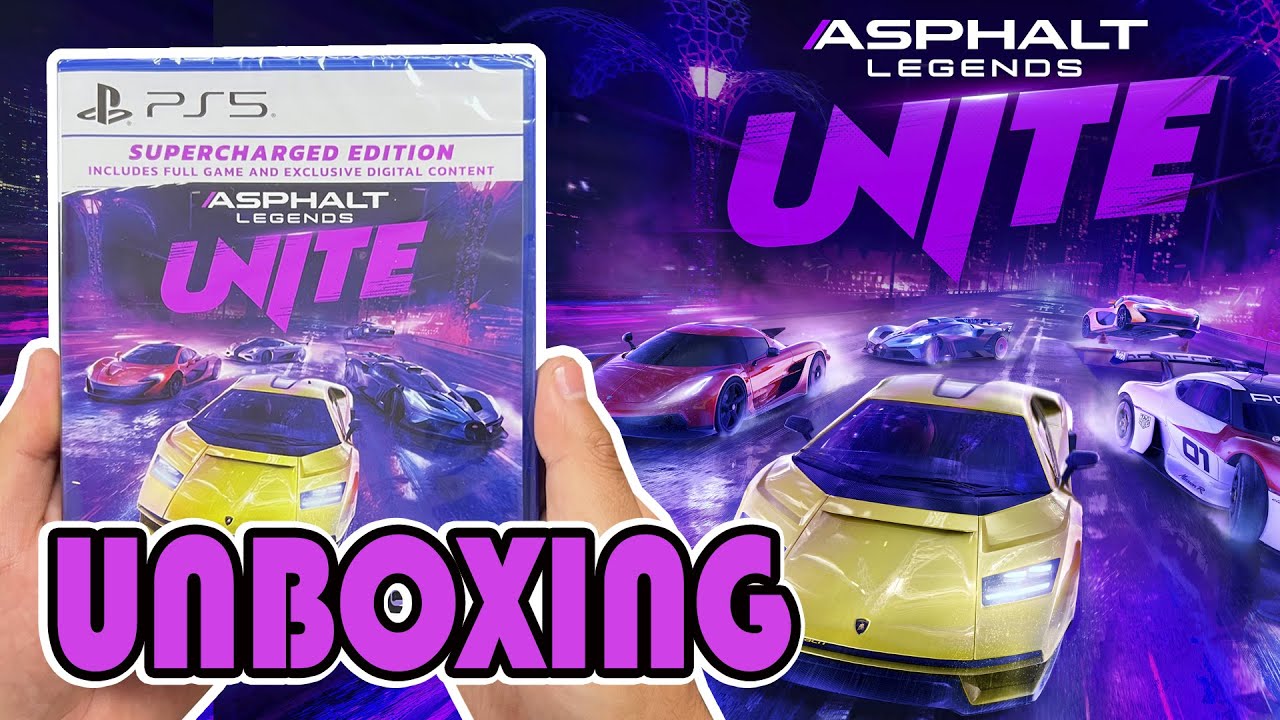 Asphalt Legends Unite SuperCharged Edition (PS5) Unboxing - YouTube