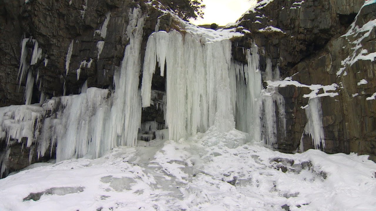 Frozen Middle Cove, Newfoundland - YouTube