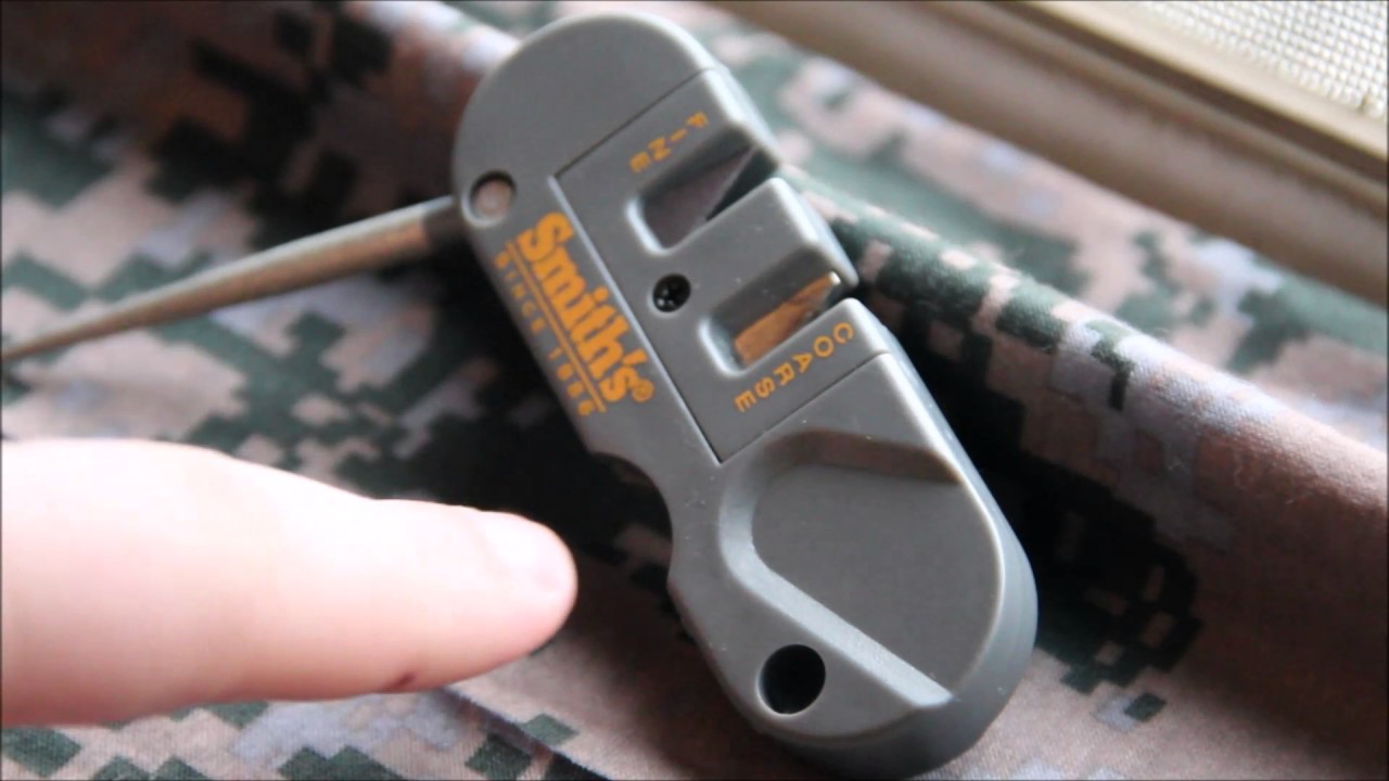 Smiths Pocket Pal Knife Sharpener Review!!! - YouTube