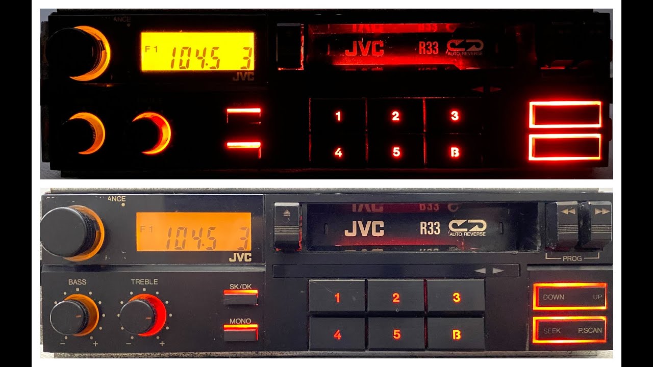 1980s JVC KS-R33G Car Cassette Radio Player Made in Japan / Testing ...