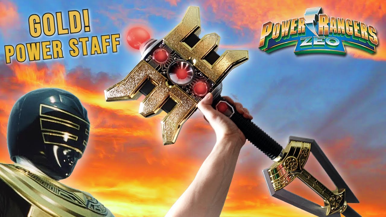 Power Rangers Zeo - Golden Power Staff Review - YouTube