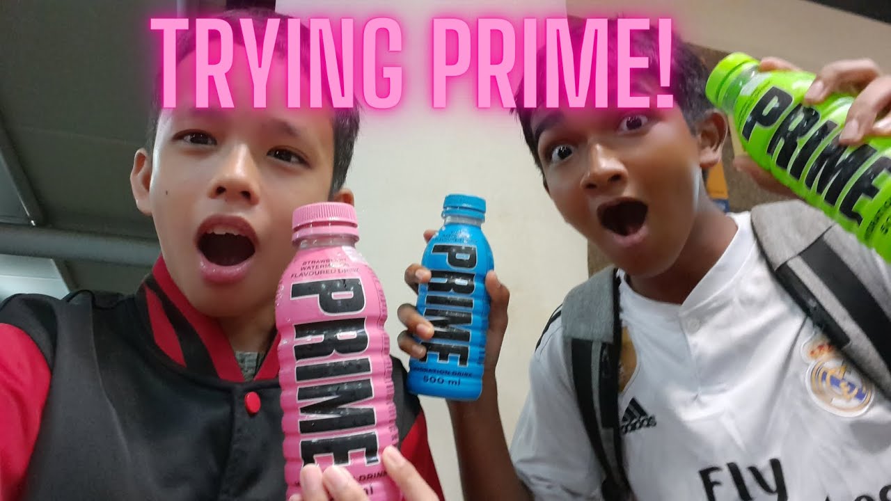 TRYING PRIME!!! - YouTube