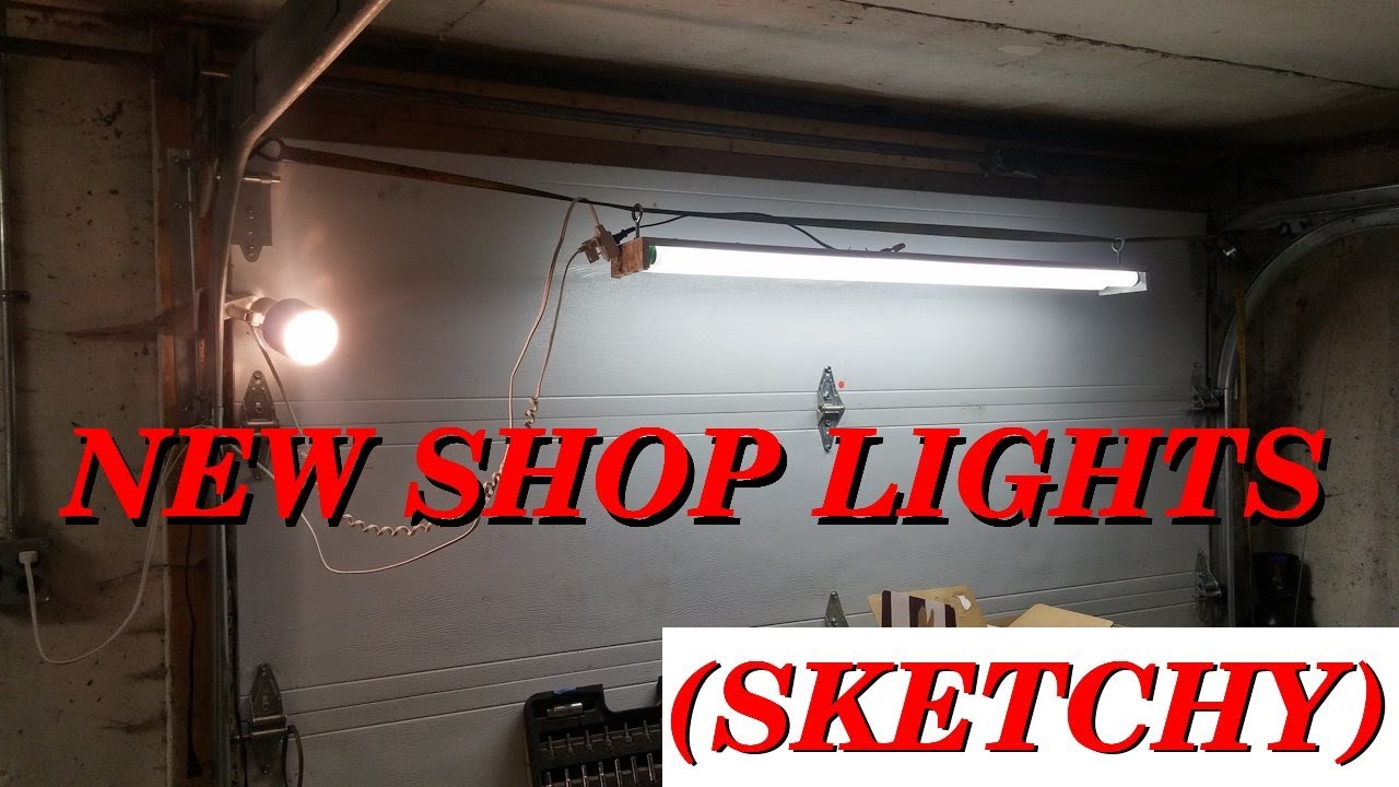 Super Sketchy Shop Lighting - YouTube