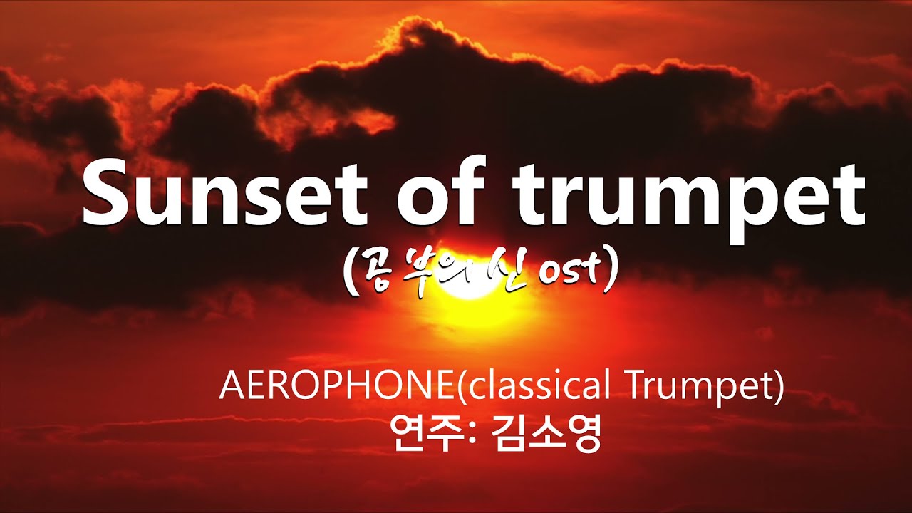 Sunset of trumpet(공부의 신OST)/ Aerophone (Trumpet) - YouTube