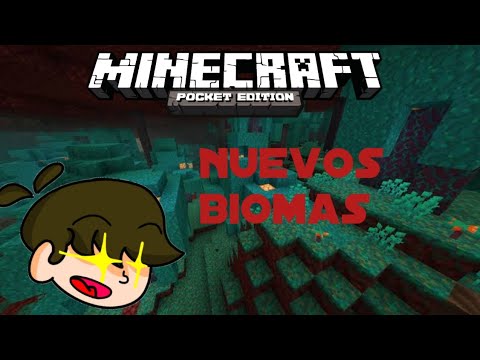 BUSCANDO LOS NUEVOS BIOMAS DEL NETHER MUNDO DIVERTIDO #7 MINECRAFT PE ...