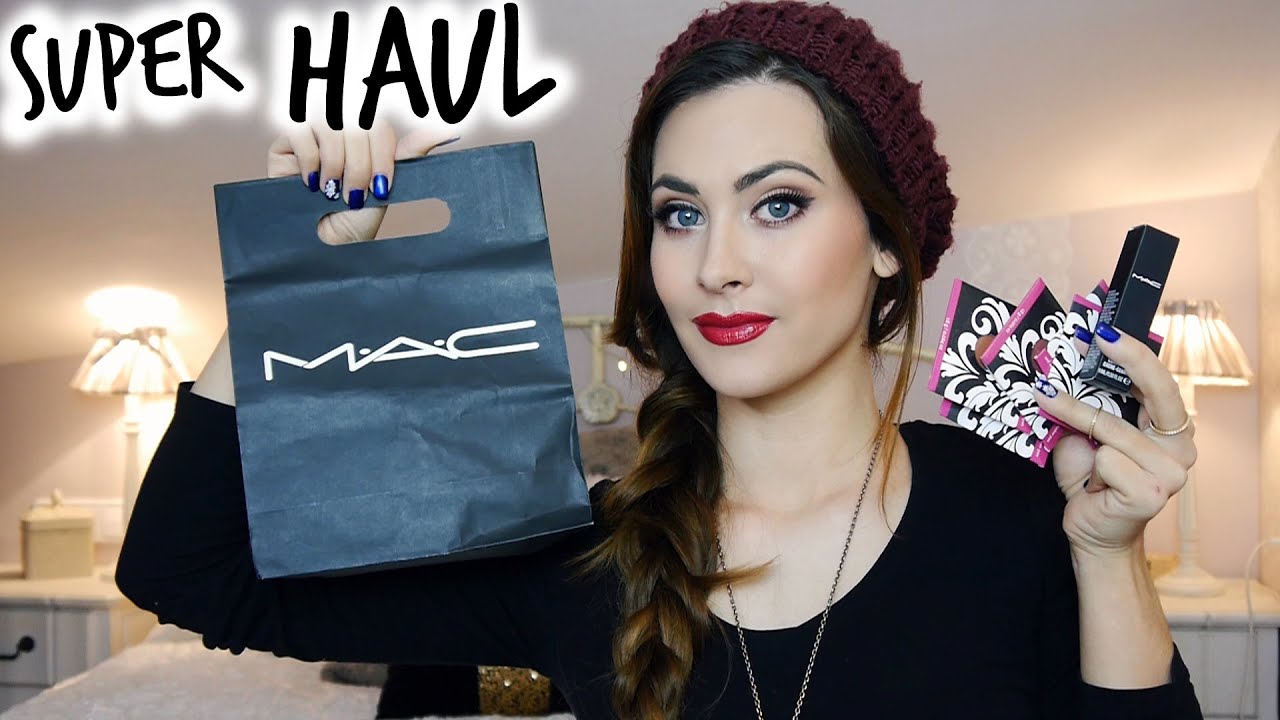 Super Haul: MAC, Makeup Geek, NYX, Sleek | Lizy P - YouTube