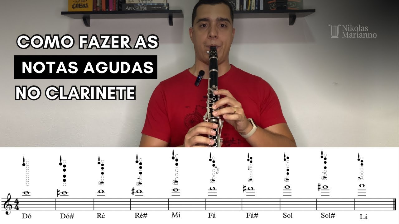Como fazer as notas agudas no clarinete - YouTube
