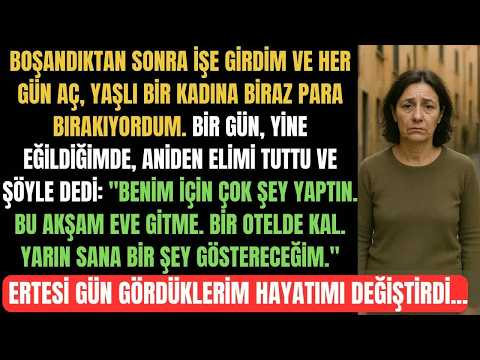 Yaşlı Aç Kadına Her Gün Para Veriyordum, Bir Gün Beni Durdurup Kulağıma Fısıldadı...