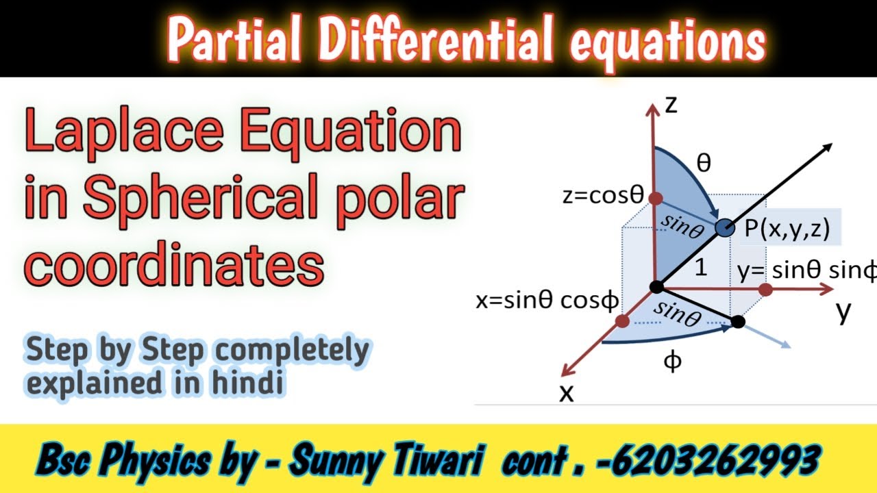solution of laplace equation in spherical polar coordinates | laplace ...