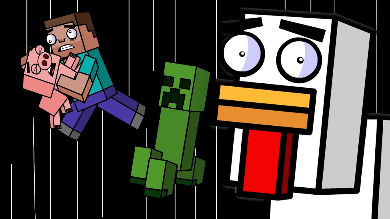TRAPPED IN A BOTTOMLESS PIT?! | Block Squad (Minecraft Animation) - YouTube