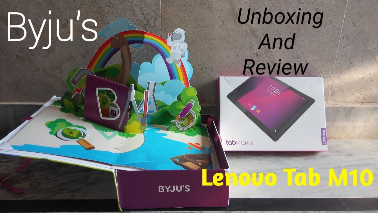 Unboxing a new tab from Byju's | UY's Review |. - YouTube
