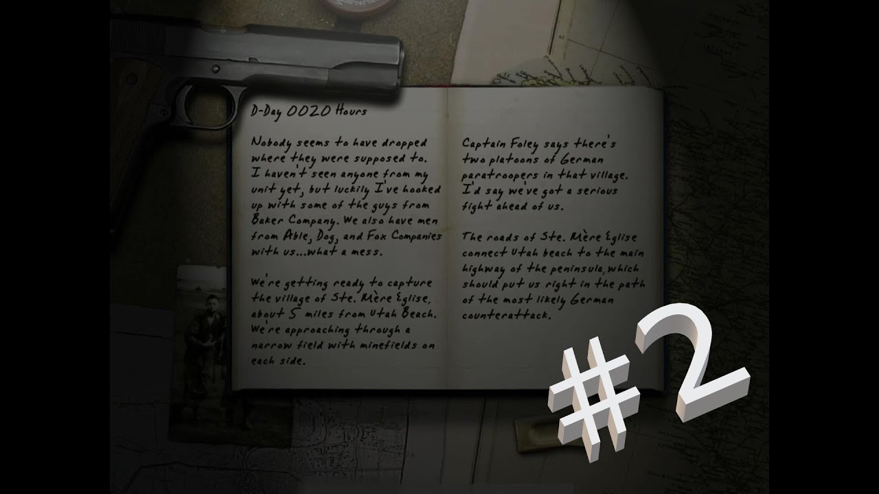 Call Of Duty 1 PC Walkthrough Gameplay Part 2 - Burning Village - YouTube