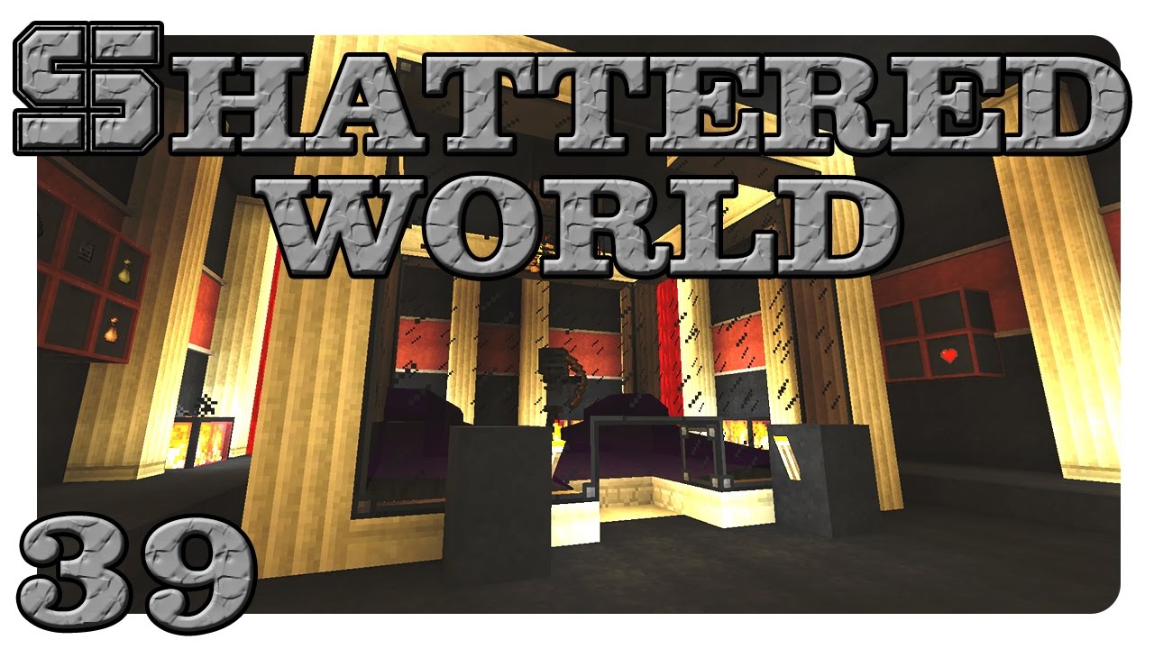 Shattered World #39 [Minecraft Modpack] - Wither Skellet Farm - YouTube