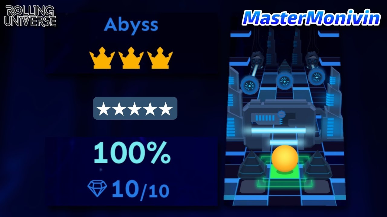 「Rolling Universe」Abyss ★★★★★ | Rolling Sky Edit | MasterMonivin - YouTube