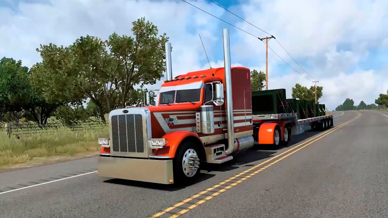 Trucking to Oklahoma City (Rollin 389 mod) #362 American Truck ...