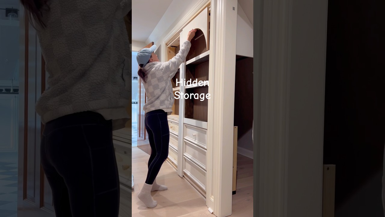 Part Two - Upgrading this odd primary bedroom storage with hidden doors ...