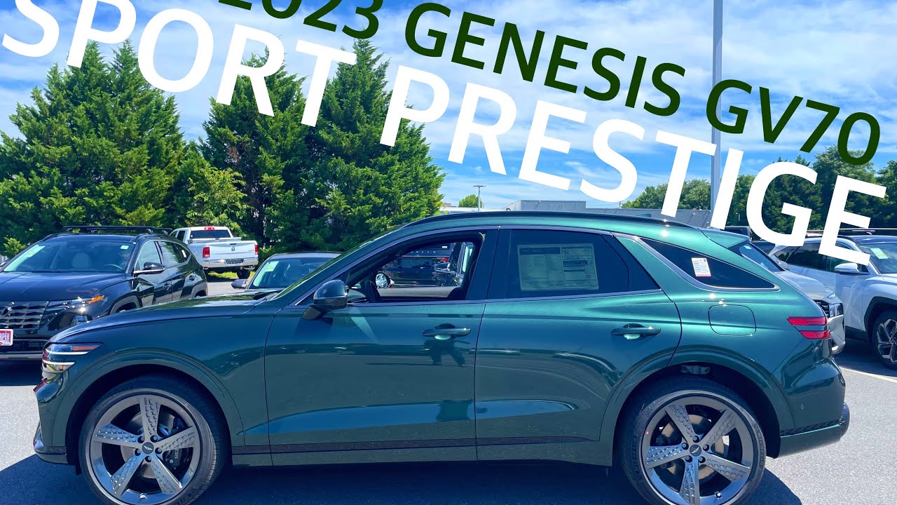 2023 GENESIS GV70 SPORT PRESTIGE REVIEW // Part 1 - YouTube